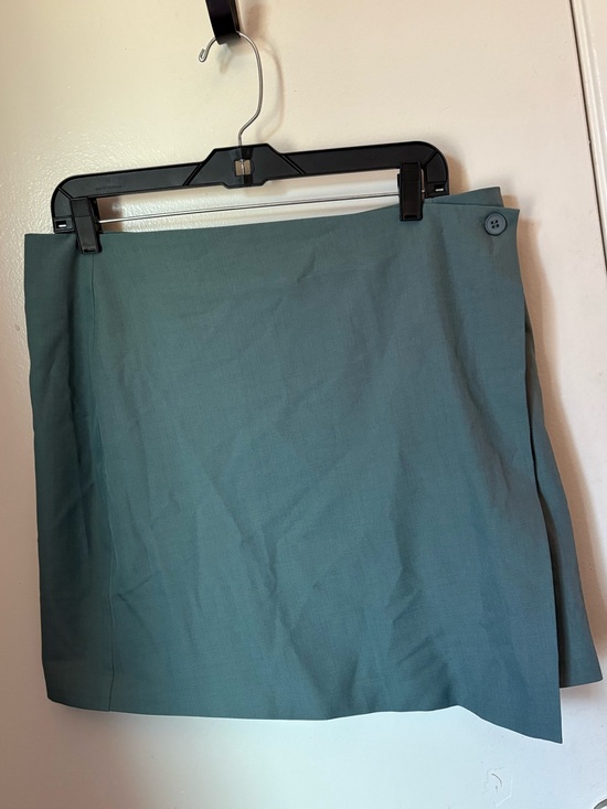 Princess Polly | Skirts | Princess Polly Teal Mini Wrap Skirt | Poshmark